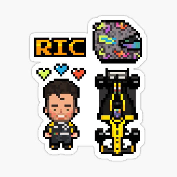 "Ric " Sticker for Sale by hyonibee | Redbubble