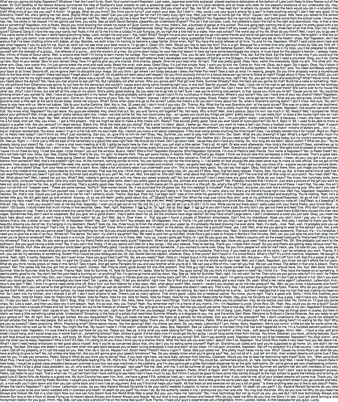 "Napoleon Dynamite Script" by withrow | Redbubble