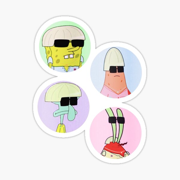 "Spongebob and Friends" Sticker by laumazu | Redbubble