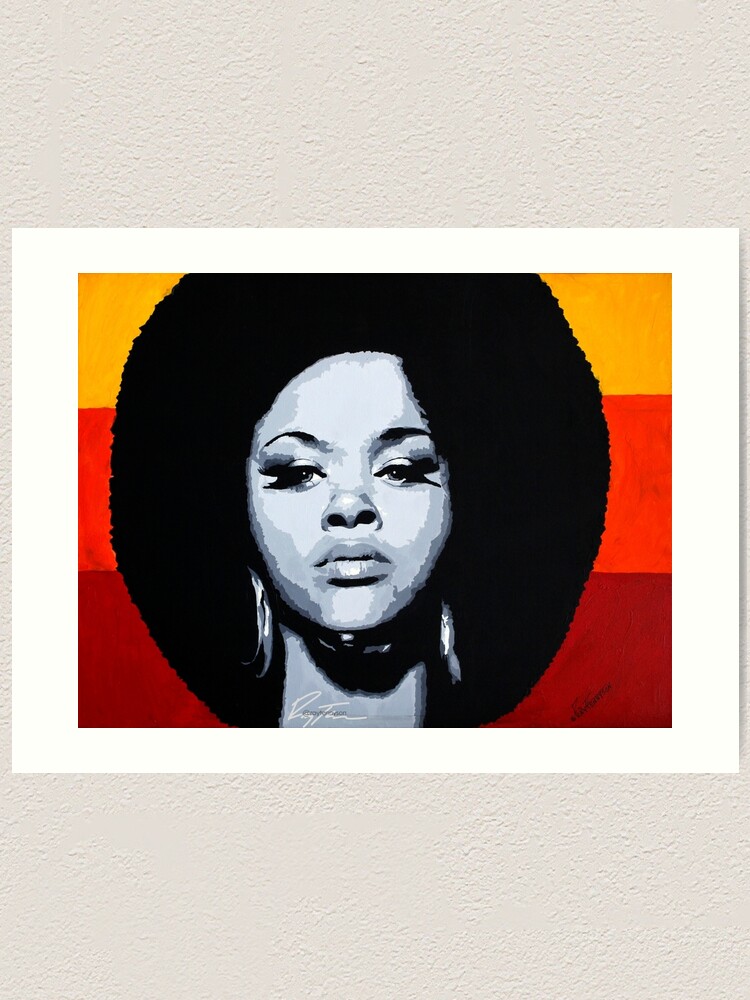 "Jill Scott Painting" Art Print for Sale by raytennyson | Redbubble