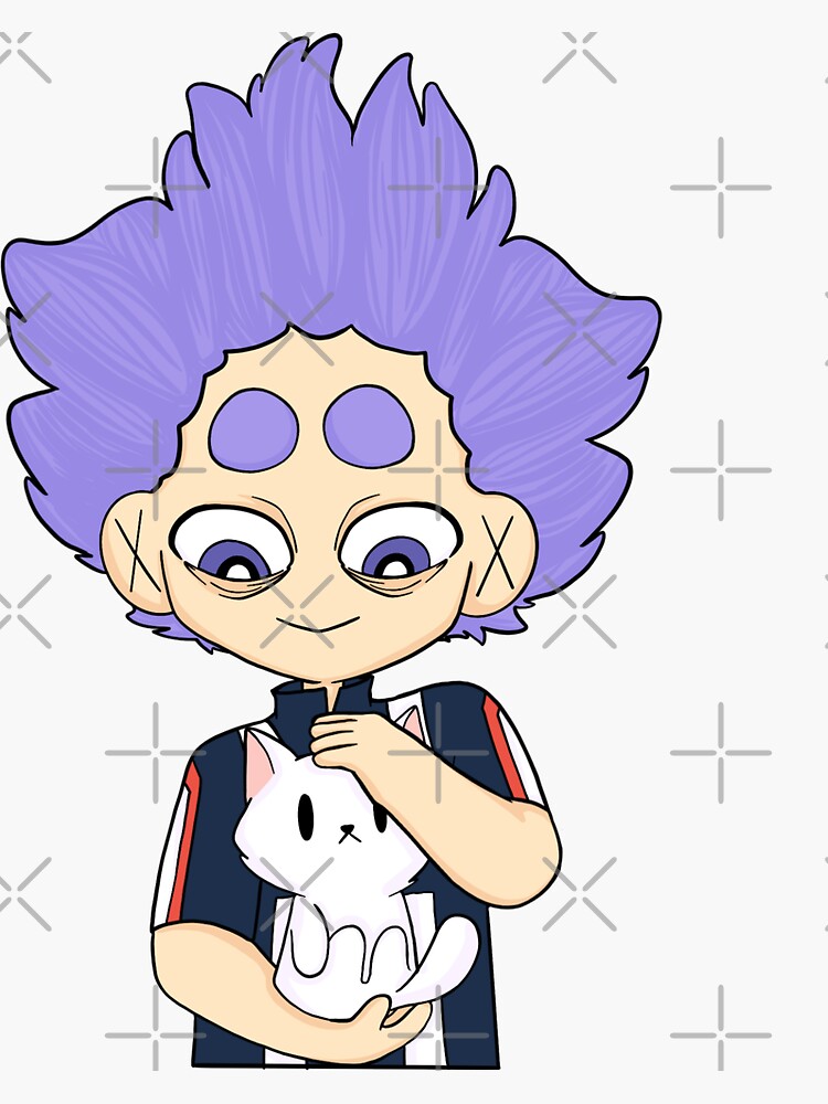 Pegatina «mha / bnha: shinsou hitoshi y su gato: 3» de cateeyyyy ...