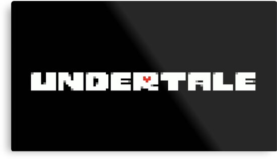 "Undertale Logo" Metal Prints by leggoguy | Redbubble