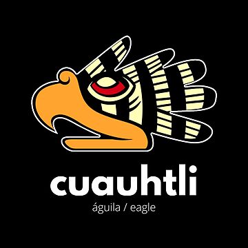 "Águila azteca, cuauhtli " Sticker by Caracol-Spanish | Redbubble