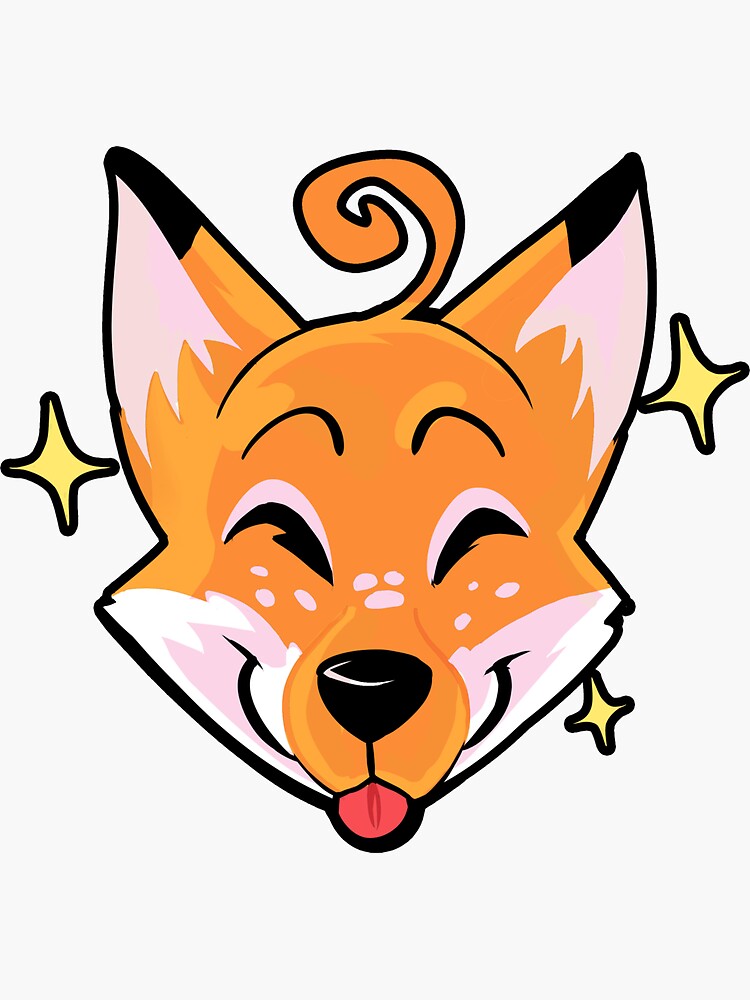 "Cute Furry Foxie Pride!" Sticker for Sale by VHusky | Redbubble