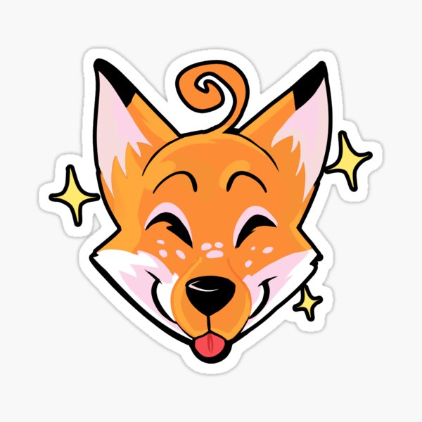 "Cute Furry Foxie Pride!" Sticker for Sale by VHusky | Redbubble