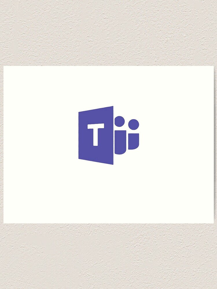 "microsoft teams logo" Art Print by amng | Redbubble