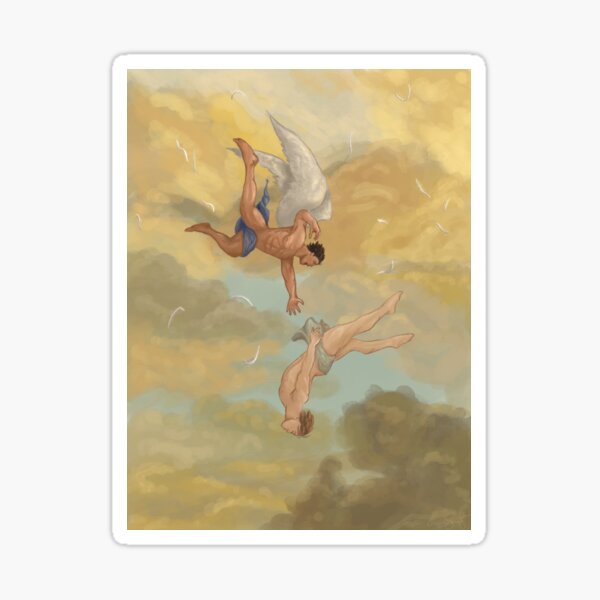 "Oikawa, Meet Icarus. " Sticker for Sale by cksworks | Redbubble