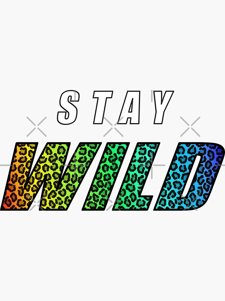 "Stay Wild Exclusive Ben Azelart " Sticker for Sale by MAZAX | Redbubble