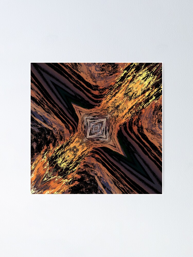 "Auto destructive sunset" Poster for Sale by Ranwatt97 | Redbubble