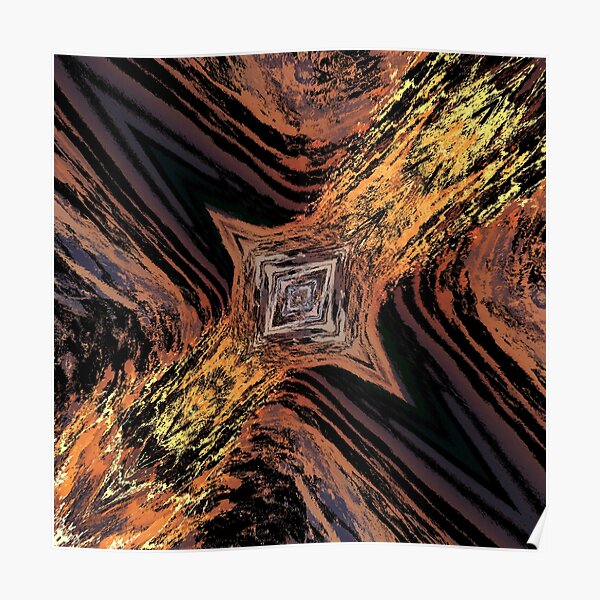 "Auto destructive sunset" Poster for Sale by Ranwatt97 | Redbubble