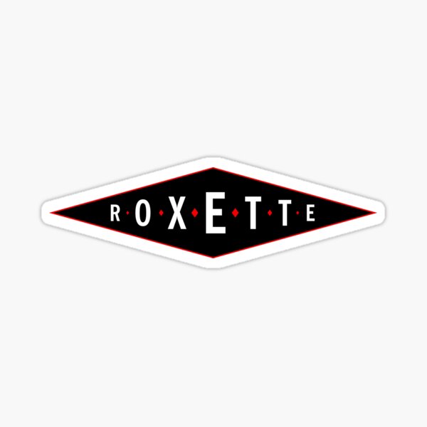 "Roxette" Sticker for Sale by LilBlackCloud | Redbubble