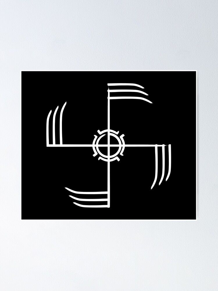 "Ginfaxi | Icelandic staves, viking symbols" Poster for Sale by ...