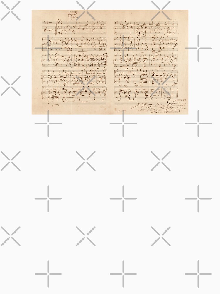 "Clara Schumann and Robert Schumann | Original score, manuscript with ...