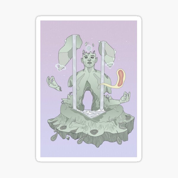 "Balance" Sticker by Rowandavidart | Redbubble