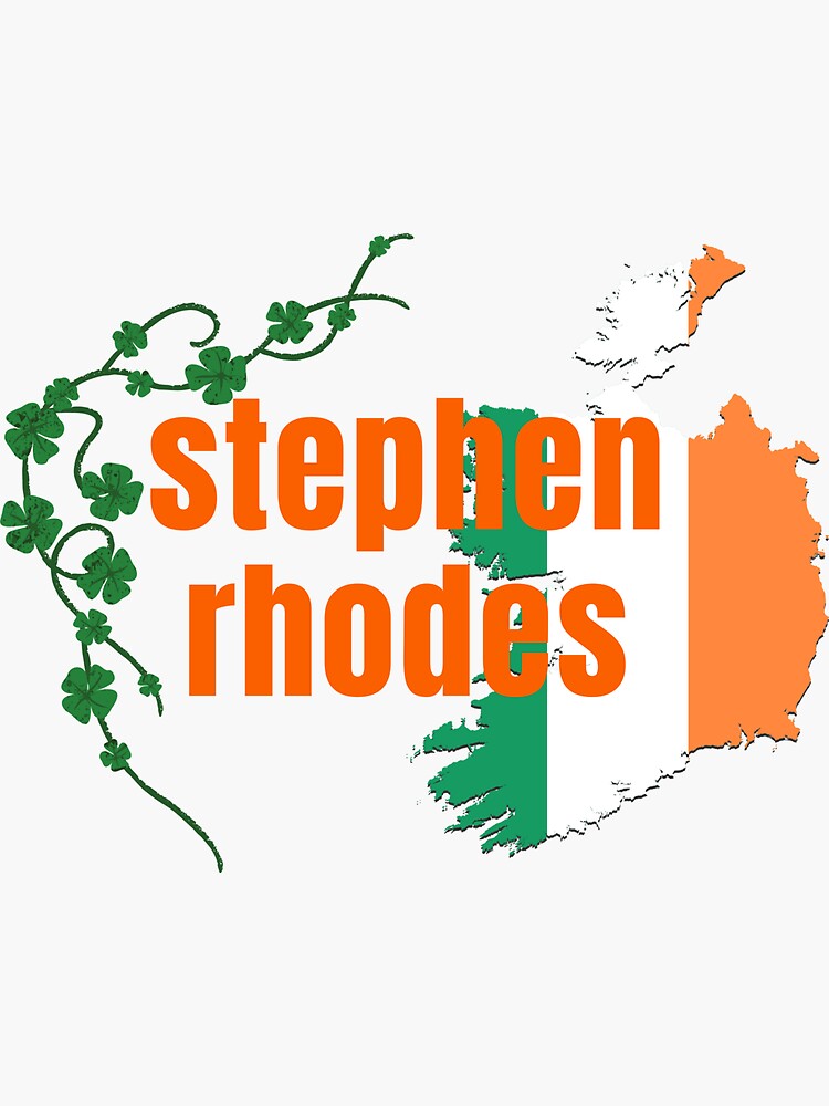 "stephen rhodes" Sticker for Sale by abdelaadim | Redbubble