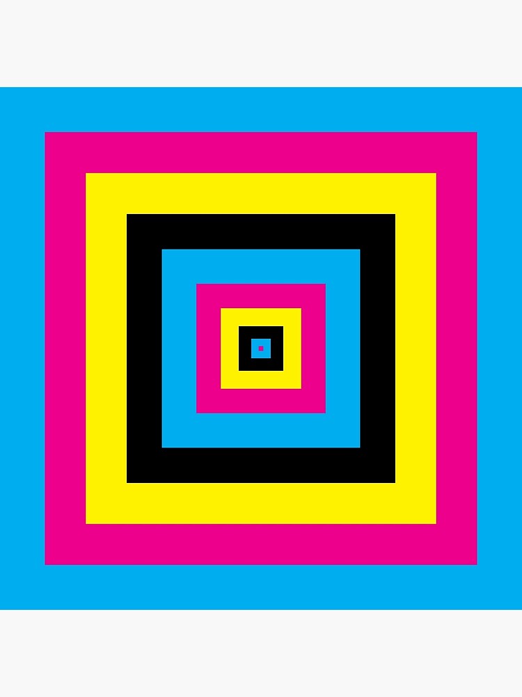 "Squares CMYK" Poster by MHich | Redbubble
