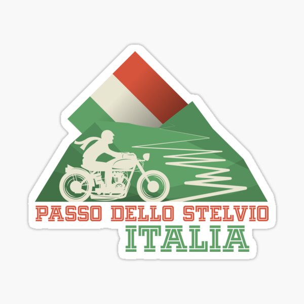 "Stelvio Pass, Italy" Sticker for Sale by studio838 | Redbubble