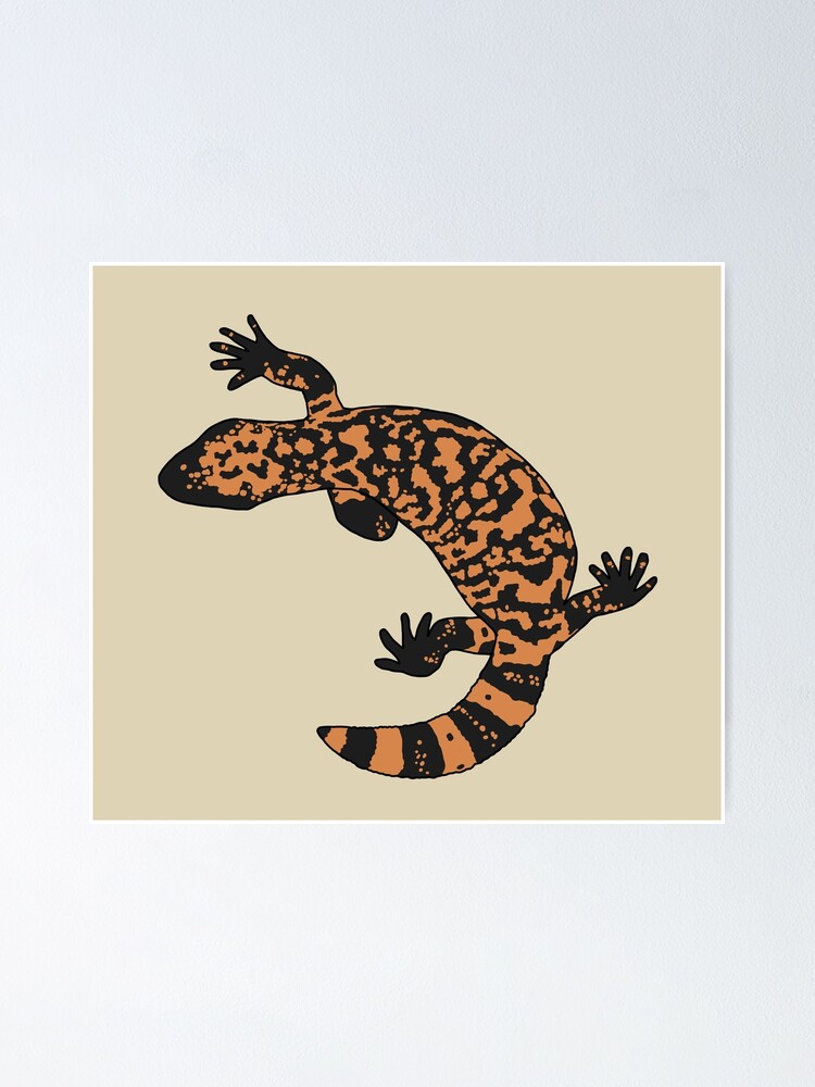 "Gila monster" Poster for Sale by taylorrowan | Redbubble