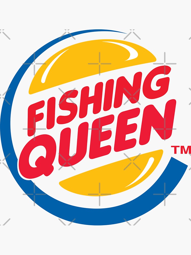 "Fishing Queen For The Best Fisherwoman In The World" Sticker for Sale ...