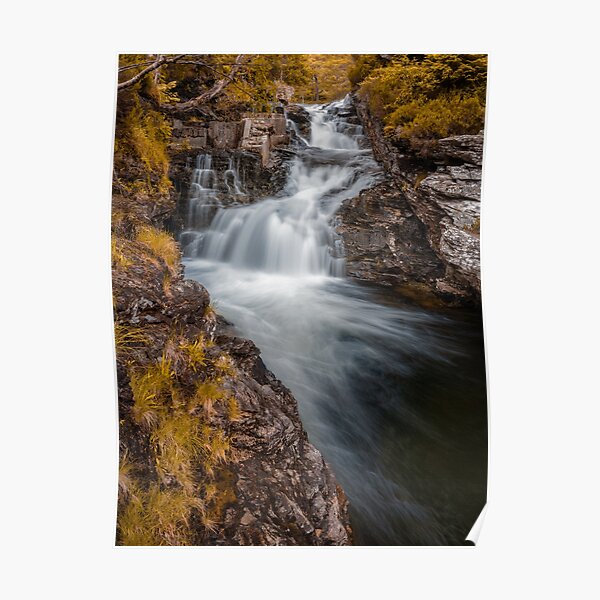 "Lui Water Waterfall" Poster for Sale by dabowphoto | Redbubble