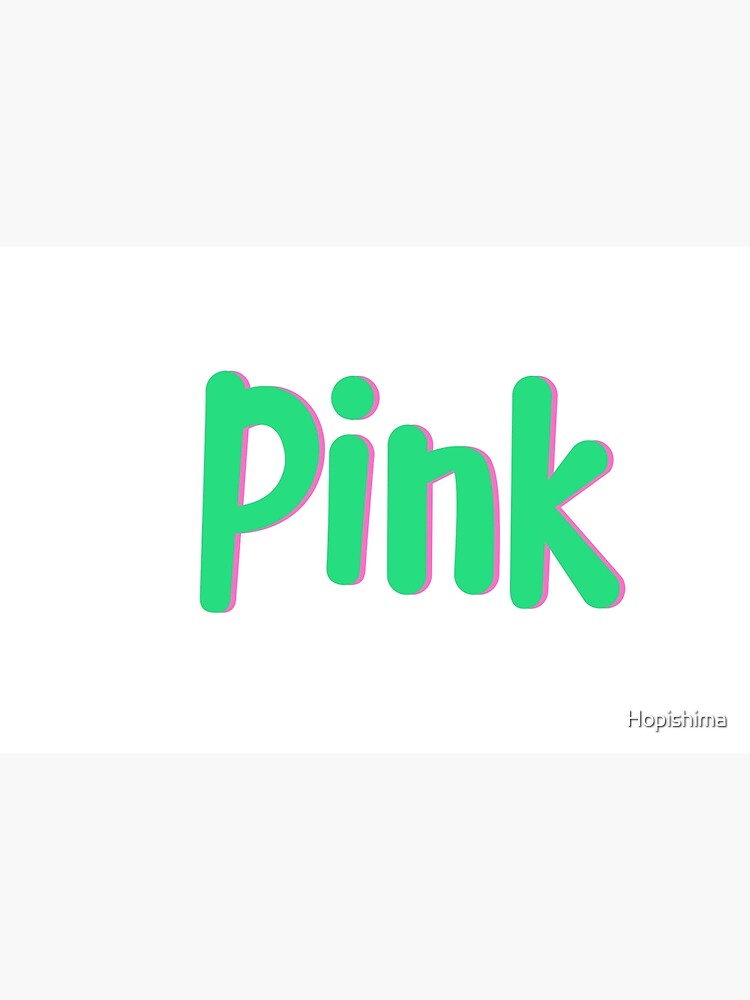 "Tricky pink negative color" Poster for Sale by Hopishima | Redbubble