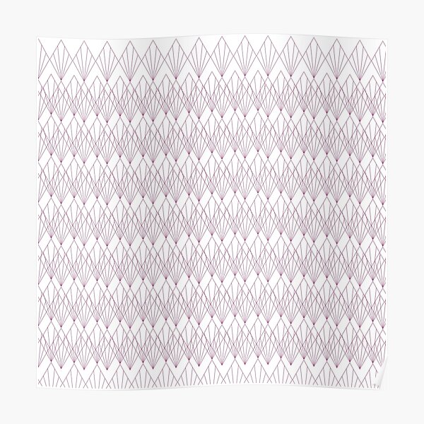 "Repeating pattern of sharp triangular shapes" Poster by Designs1012 ...