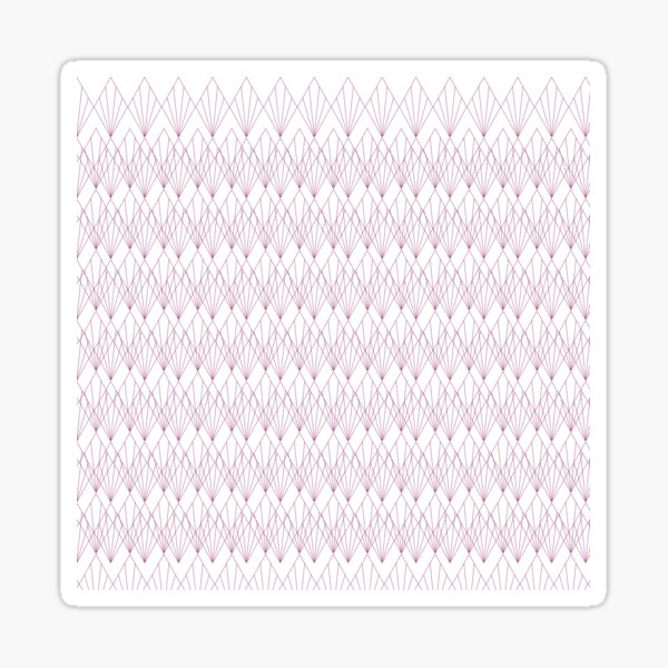 "Repeating pattern of sharp triangular shapes" Sticker by Designs1012 ...