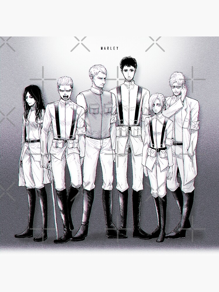 "Marleyan Army Attack on Titan" Sticker by PouetePouete | Redbubble