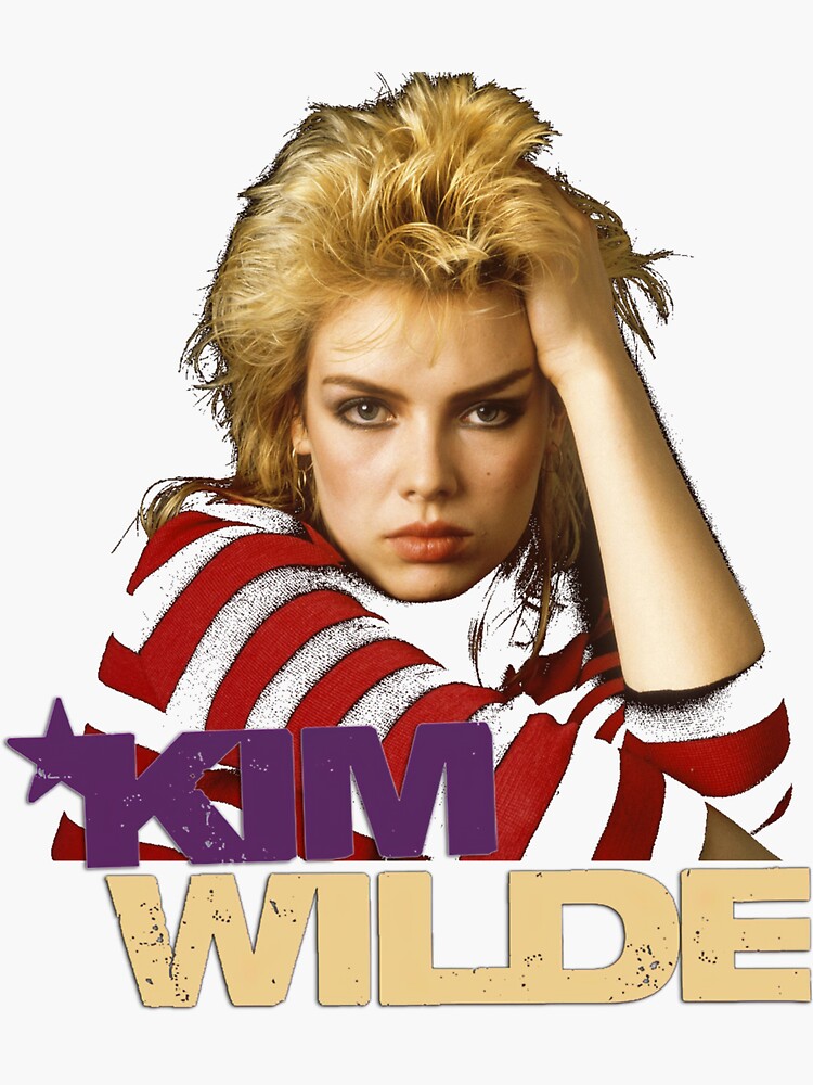 "KIM WILDE STARS" Sticker for Sale by mandmorele | Redbubble