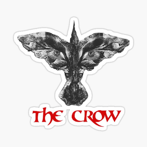 The Crow Logo Brandon Lee Sticker For Sale By Beevense Redbubble