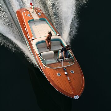 "Riva Aquarama Special mahogany speedboat" Poster for Sale by sanzan ...