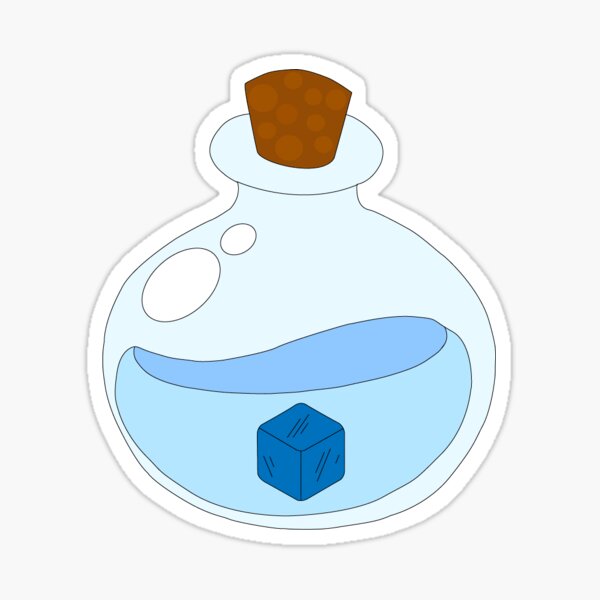 "Ice Bending Potion" Sticker for Sale by TheAlchemyst | Redbubble