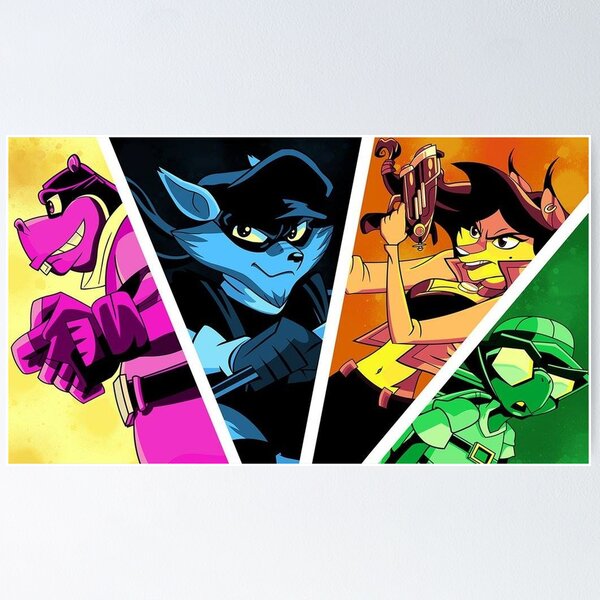 "Cooper Gang" Poster for Sale by slycooper2000 | Redbubble