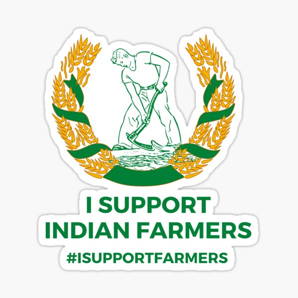 We Support Our Farmers Stickers | Redbubble