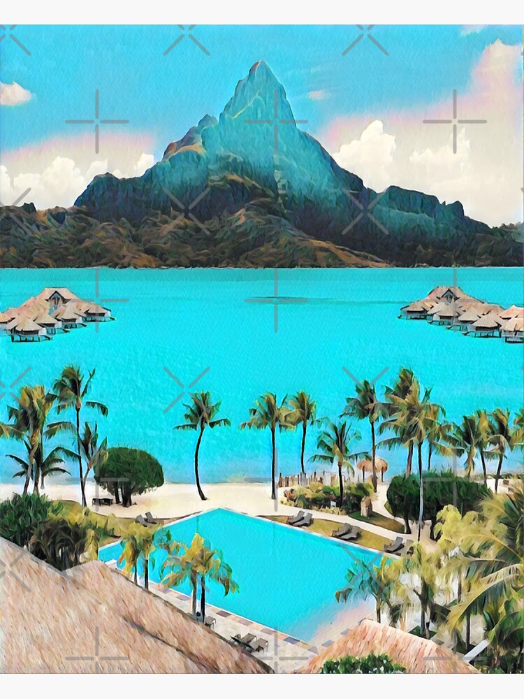 "Bora bora" Sticker by AnnaAndVibes | Redbubble