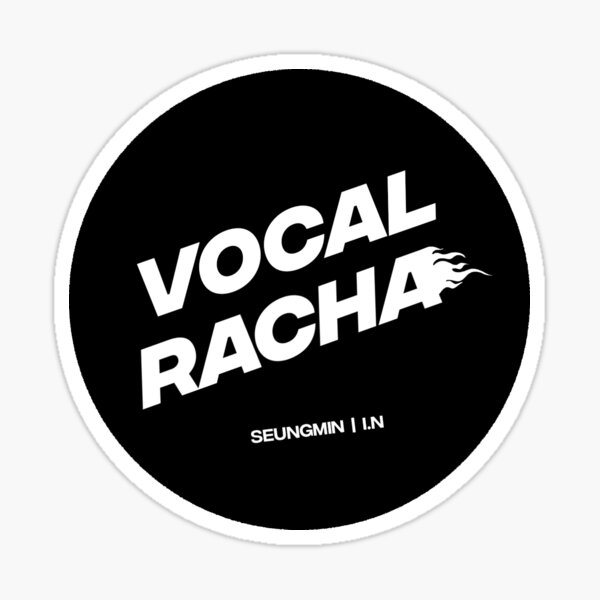 "STRAY KIDS SKZ VOCAL RACHA VOCALRACHA LOGO" Sticker for Sale by ...
