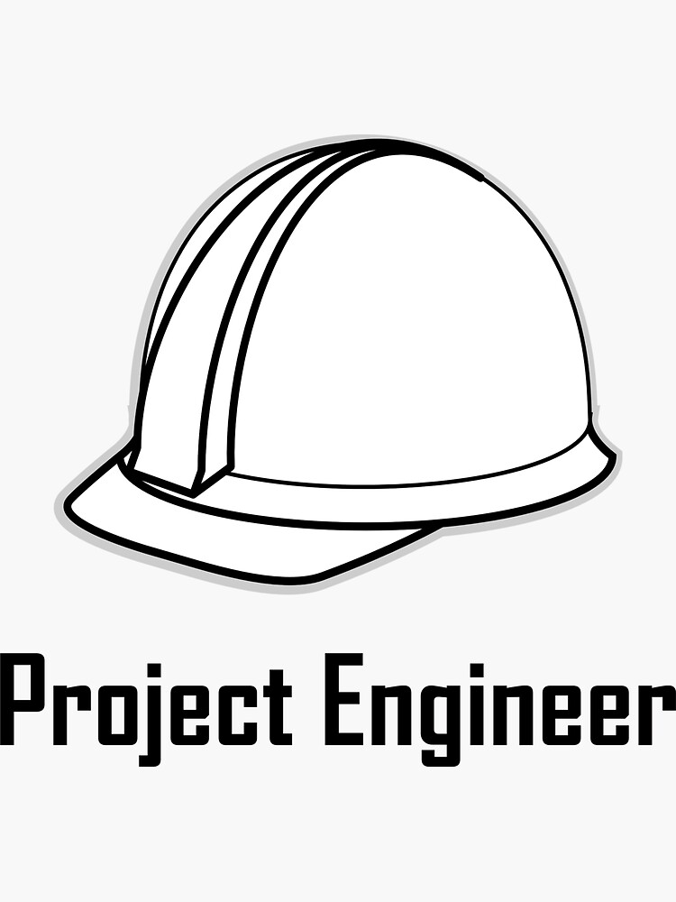 "Project engineer " Sticker for Sale by Archtshirt | Redbubble