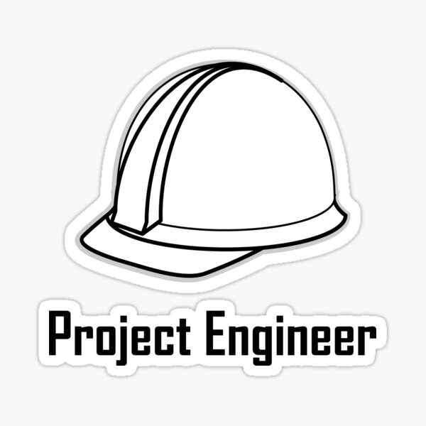 "Project engineer " Sticker for Sale by Archtshirt | Redbubble