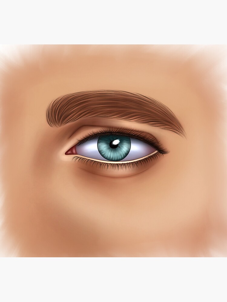 "Male eye. Color illustration" Poster by Iris777 | Redbubble