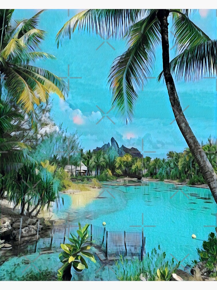 "Bora bora" Sticker for Sale by AnnaAndVibes | Redbubble