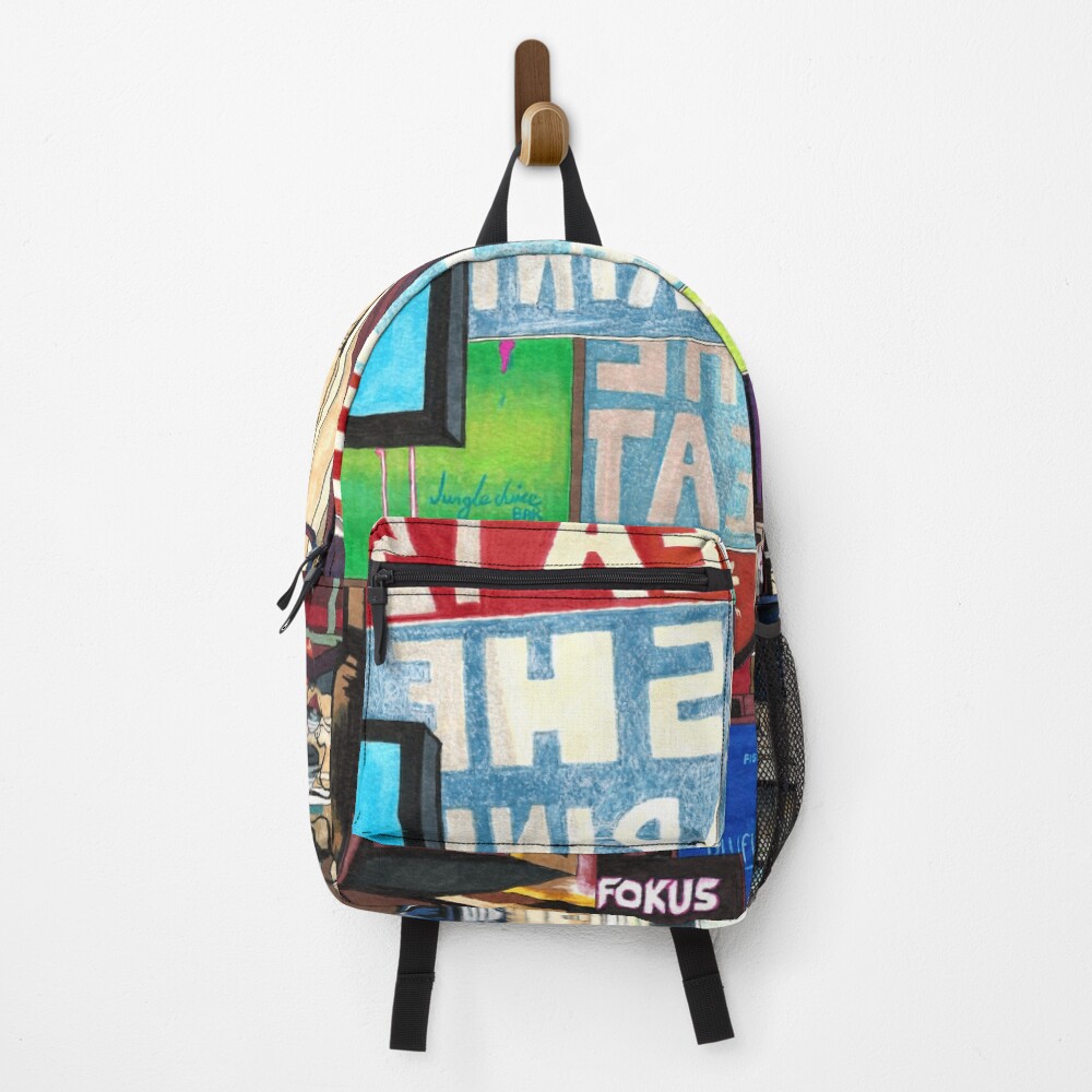 "Melbourne Street Signs" Backpack for Sale by ErinNicholls | Redbubble