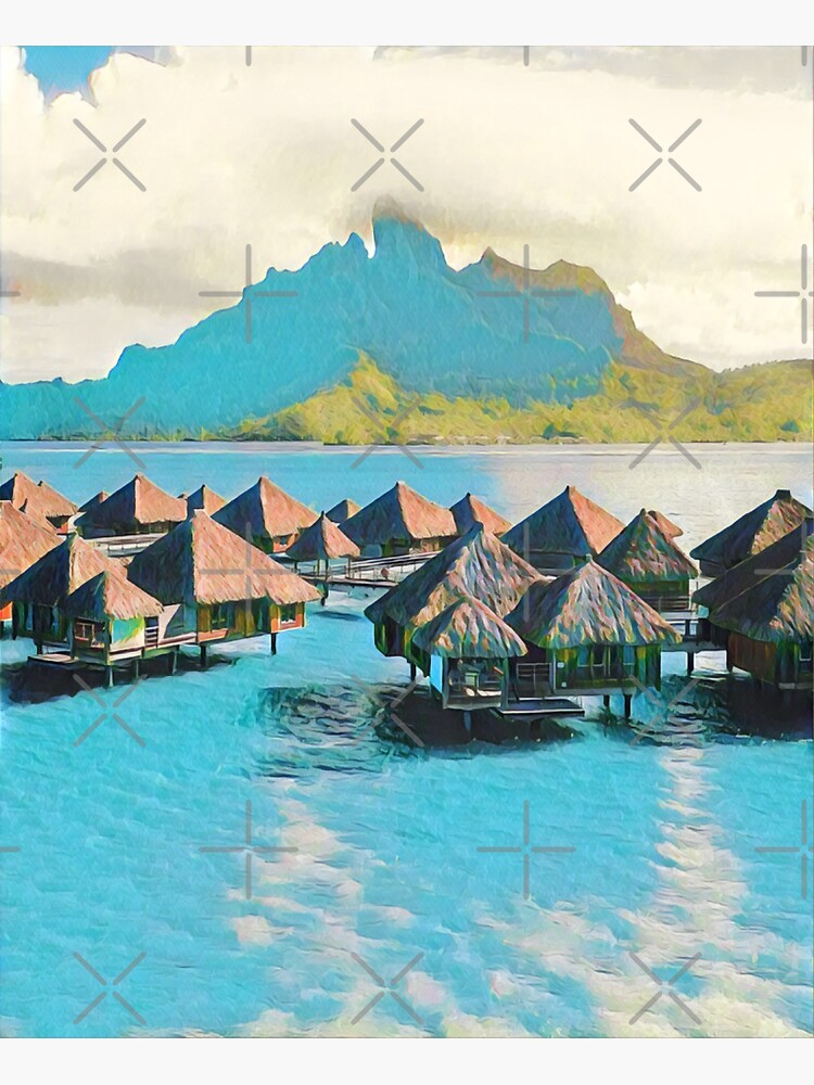 "Bora bora" Sticker by AnnaAndVibes | Redbubble
