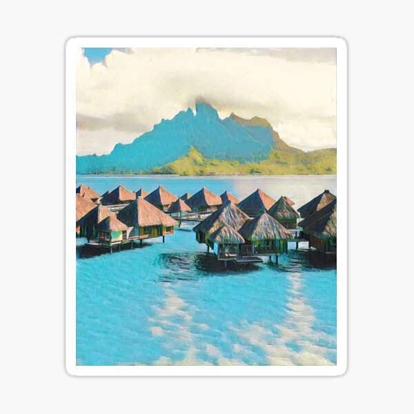 "Bora bora" Sticker by AnnaAndVibes | Redbubble
