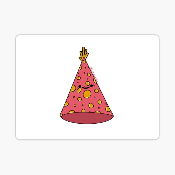 "Party Hat " Sticker by ArtFlo07 | Redbubble