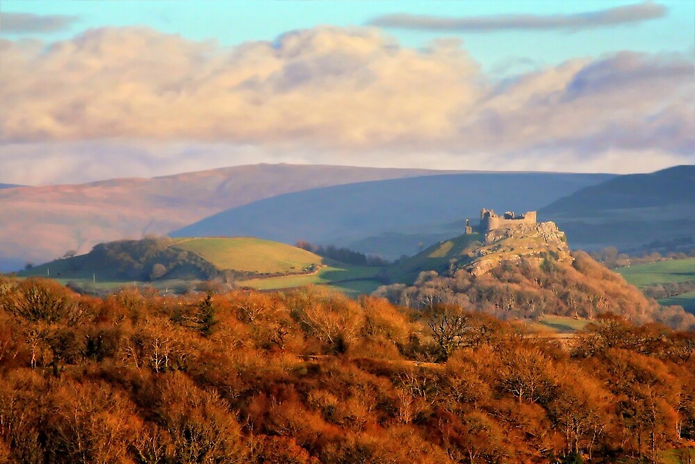 "Carreg Cennen Castle" by Anthony Thomas | Redbubble