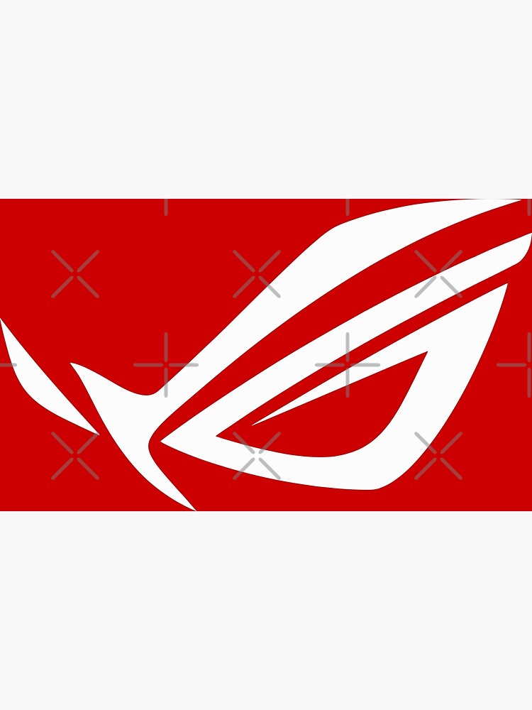 "ROG Logo HD - White" Poster for Sale by BonBonTheDJ | Redbubble