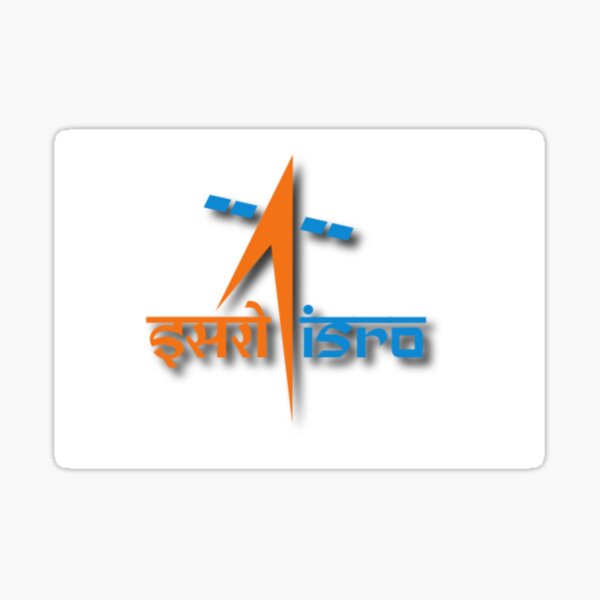"ISRO Logo Design" Sticker for Sale by Subachani | Redbubble
