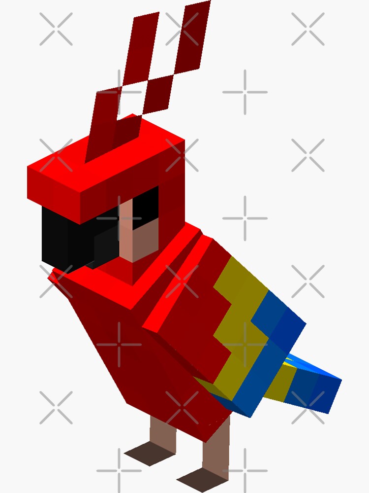 "Pesky Bird Minecraft" Sticker by TheLucasStory | Redbubble