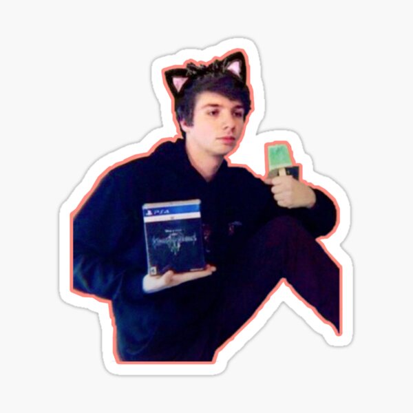 "cat boy karl" Sticker for Sale by anastasiawhee | Redbubble