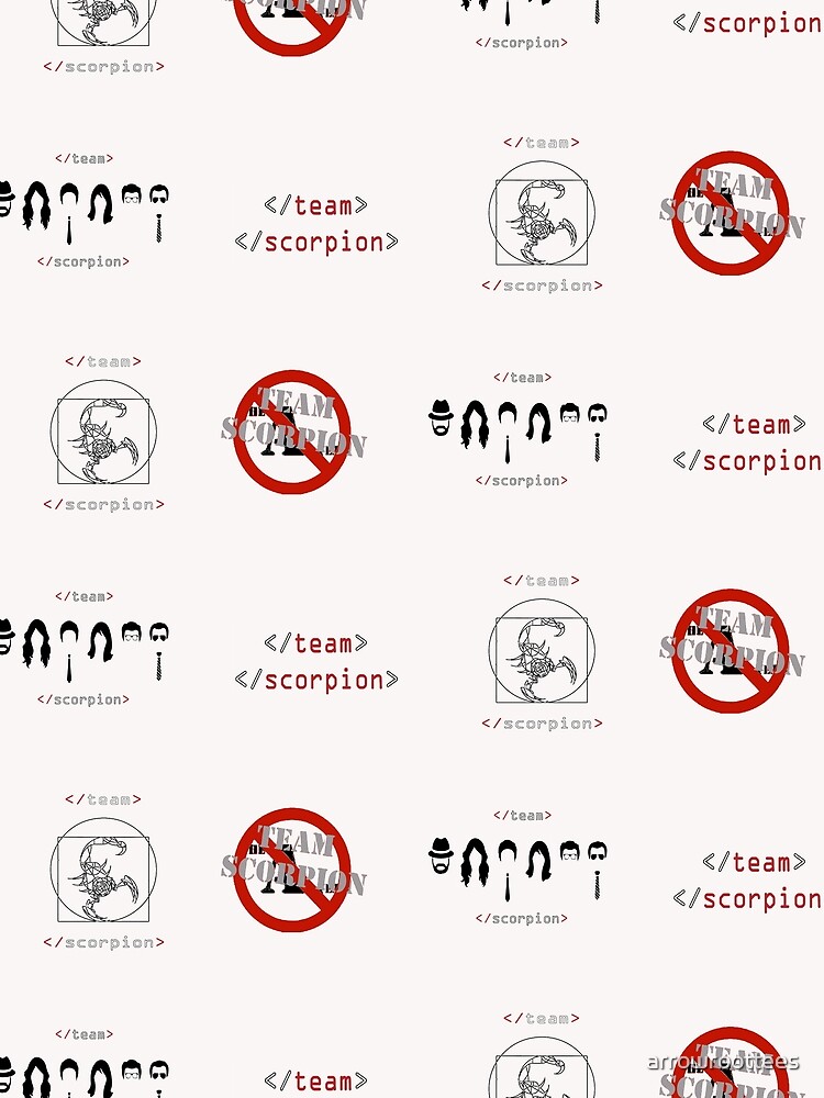 "Team Scorpion Sci Fi Sticker Pack Light" Graphic T-Shirt for Sale by ...